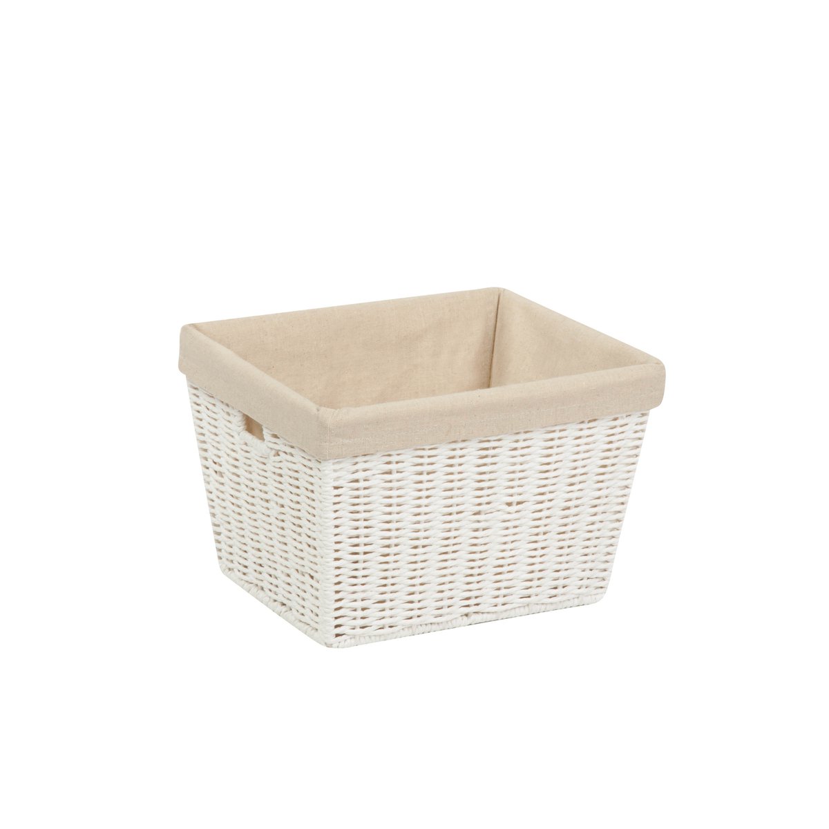 Medium Paper Rope Storage Basket with Liner SIRO HOME